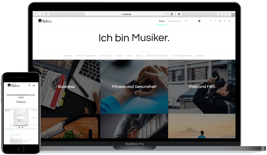 Edley - Premium Online-Kurse von Experten für jeden Bereich