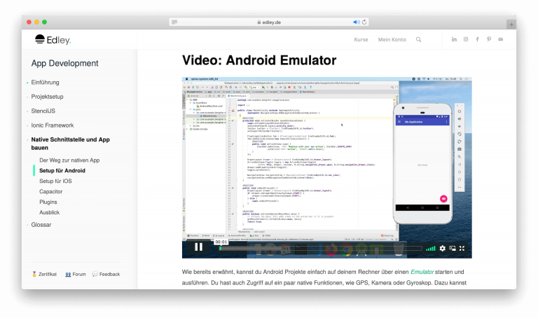 App programmieren lernen mit Online-Kurs | EDLEY