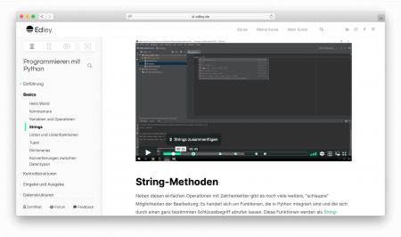 Python Online-Kurs mit Zertifikat - Python Kurs online | EDLEY